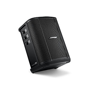 Bose S1 Pro+ Portable Bluetooth Speaker Wireless PA System, Black, and XLR Wireless Mic/Line Transmitter