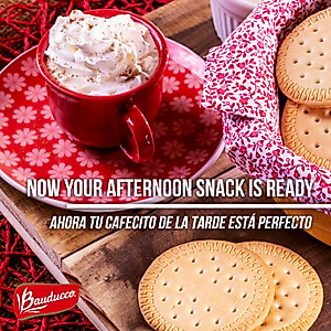 Bauducco Maria Cookies - Crispy Cookies - Perfect for Snacking, Coffee or Tea - Delicious Dessert Cookie - No Artificial Flavors or Colors - Pack of 1