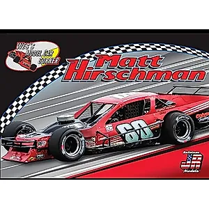 Wes's Model Car Corner by JR Salvinos WMCC-10060 1/25 Scale Hirschman Asphalt Modified Race Car Plastic Model Kit - Assembly Required