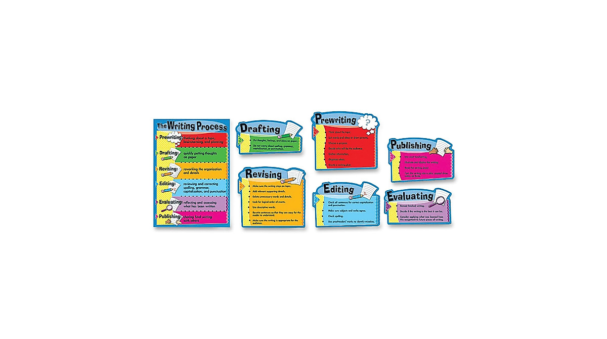 Carson Dellosa Writing Process Bulletin Board Set - Engage Students