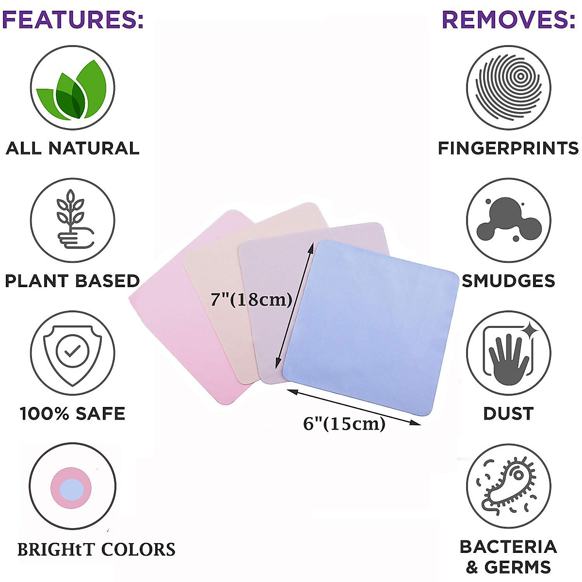 Small Anti Static ESD Safe Cleaning Dust Brush Kit for Phone Computer Keyboard Laptop Screen Camera Lens,ESD Precision Plastic Tweezers Set,Microfiber Cleaning Cloths,Air Blow Cleaner