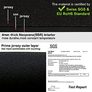 Lunch Bag Neoprene Lunch Box by KoKaKo Tote Washable Insulated Waterproof for Men Women Kids(Black)