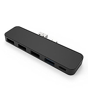 HUB Converter 2 to 5 Inline Docking Station Splitter Multifunctional Hub for Gaming Console