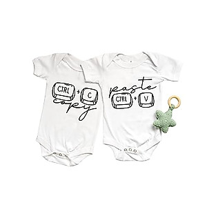 Copy and paste computer keys Funny baby bodysuit twin set kids boy girl unisex shirt (2T/3T Shirt)