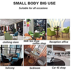 Conference Reception Room Coffee Table with Chair, Dining Room Furniture Chair Lift Cloth 65cm Round Table Cafe Balcony Hotel European Modern Office (Color : Gray White) (Color : Blue White) (Green Wh