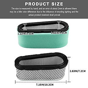 496894 493909 Air Filter for Briggs Stratton 12.5 15.5 17.5 14hp 496894S 5053B 5053D 5053H 5053K 4142 4139 John Deree 12.5-17 HP LG496894JD LG496894S Craftsman 24151 Lawn Mower 272403 272403S