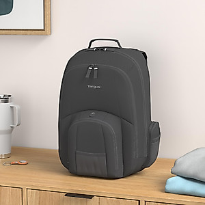 Targus Laptop Backpack for Laptops up to 16-inches Water Resistant Travel Backpack for Business Commuters School Bag College Computer Backpack for Men/Women Large Backpack Travel Gifts, Black (CVR600)