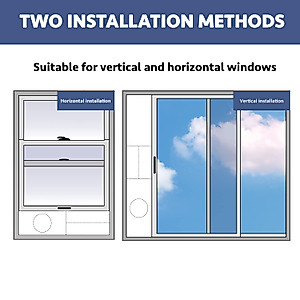 Alpine Hardware Portable Air Conditioner Window Kit with Coupler Adjustable Window Seal for AC Unit, Sliding AC Vent Kit for Exhaust Hose, Universal for Ducting with 5.9 Inches Diameter