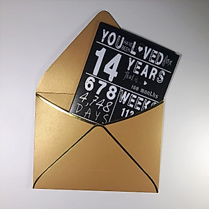 Sutjxc Cheers to 14th Birthday Card for Teen Girls Boy,Bday Gift 14 Year Old Girl,Bday Card for 14 Year Old Granddaughter Grandson,Gifts Ideas for 14 Year Old Niece Son Daughter or Best Friend