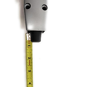 Pacific Doorware Heavy Duty Spring Loaded Step Down Push On Door Holder / Stopper (Aluminum)