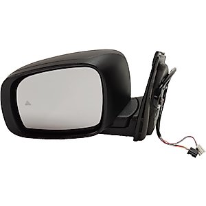 Kool Vue Driver Side Power Heated Mirror for Dodge Grand Caravan 2009-2019 With Signal Light & Blind Spot Monitor Paintable