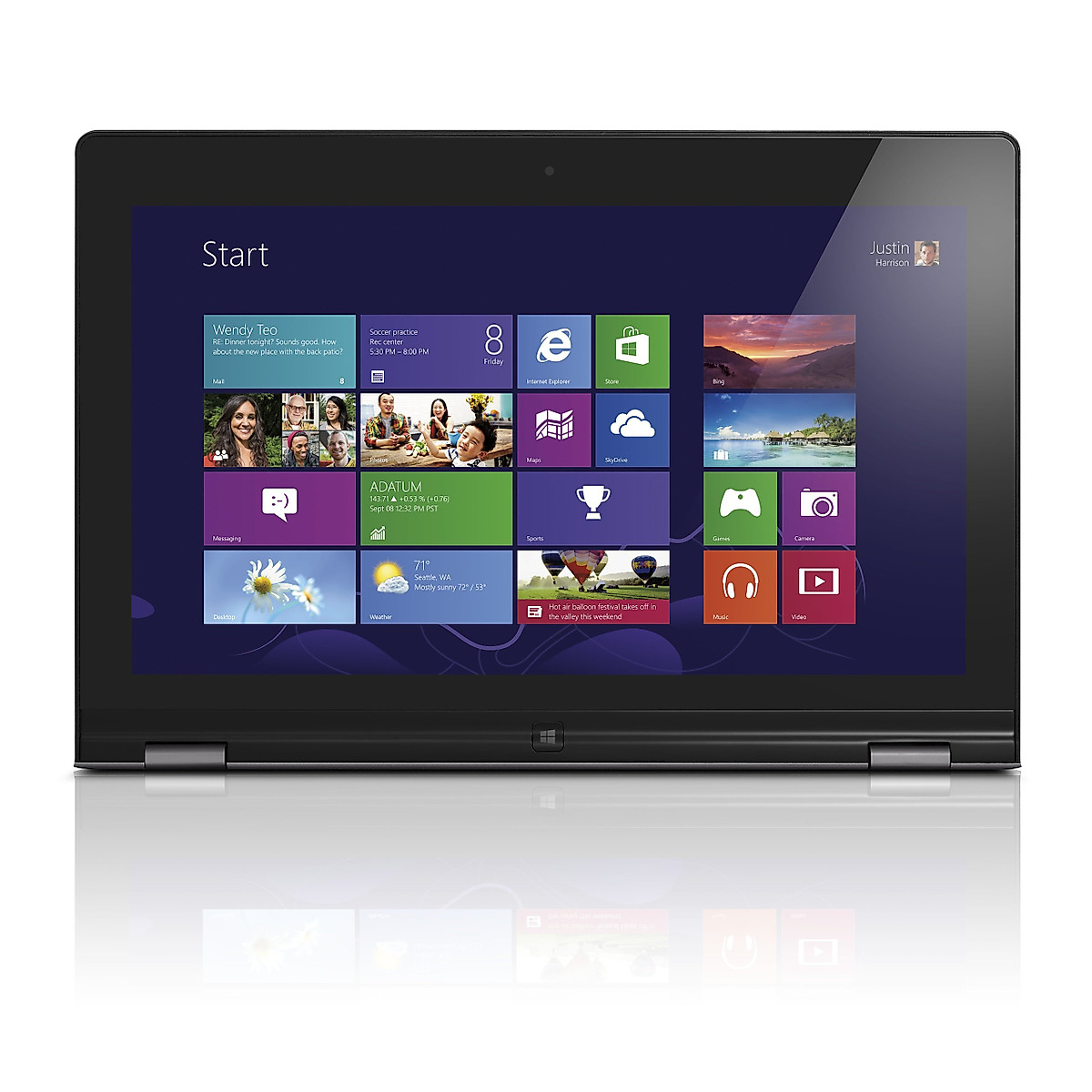 Lenovo IdeaPad Yoga 13 13.3-Inch Convertible 2 in 1 Touchscreen Ultrabook (59359564) Gray