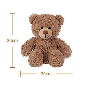 Apricot Lamb Toys Plush Brown Teddy Bear Stuffed Animal Soft Cuddly Perfect for Child 8 Inches
