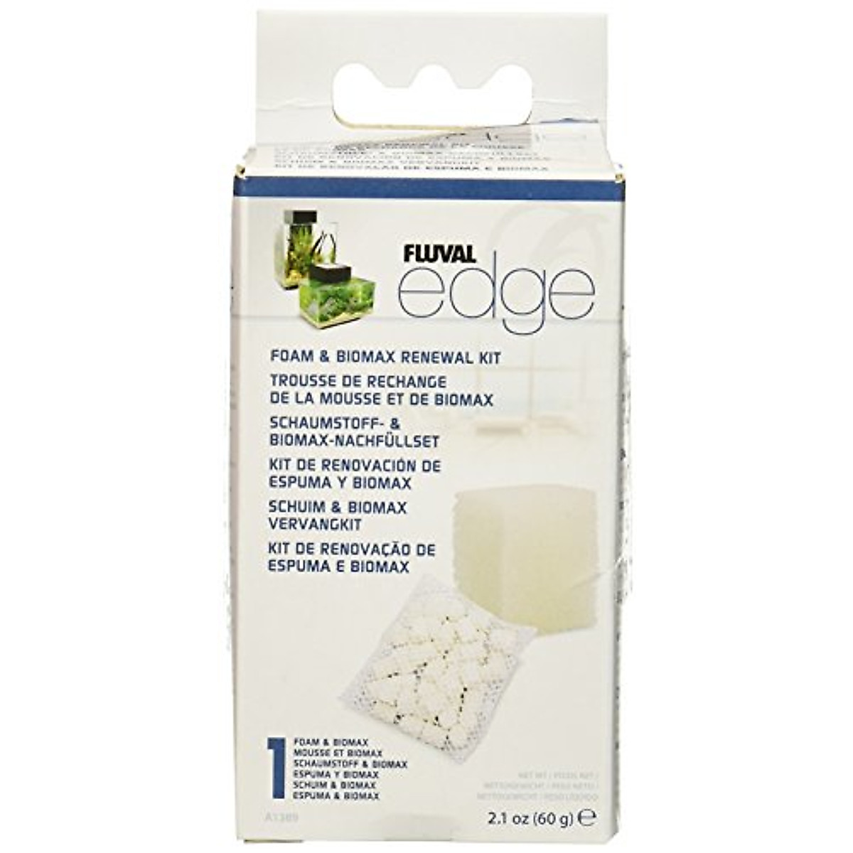 Hagen Fluval Edge Foam Pad and BioMax Renewal Kit, 3PACK