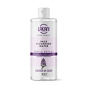 LÀKANI BEAUTY Lavender Micellar Water,Facial Cleanser and Makeup Remover.14.08 fl.Oz