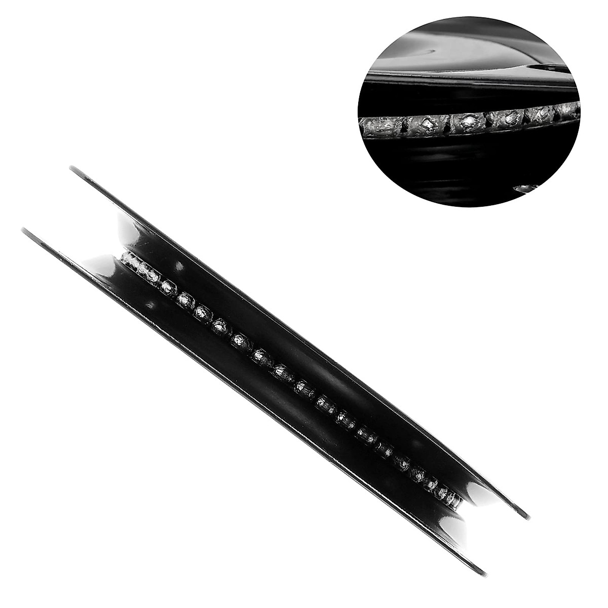 SINJEUN 4 Pack 6 Inch Heavy Duty Bar Stool Swivel Plate, Square 360° Swivel Ball Bearing Plate Replacement, Seat Swivel Base Mount Plate for Recliner Chair or Furniture, 300 Pound Capacity, Black