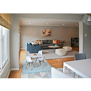 2xhome Kids Size White Round Circle Activity Table with Eiffel Dowel Leg (Round White), Single, Set of 1