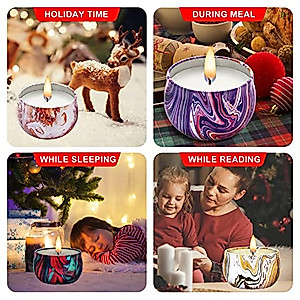 Scented Candles Gifts Set for Women Aromatherapy Candles for Home Scented Soy Candle Gift for Mom Friends Yoga Spa Meditation Stress Relief Relaxation (Fresh, 6 Packs, 2.5OZ)