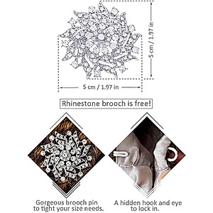 EARENT Women's Faux Fur Shawls and Wraps 1920s Bride Wedding Fur Scarf Bridal Fur Stoles for Brides and Bridesmaids (White+Black)