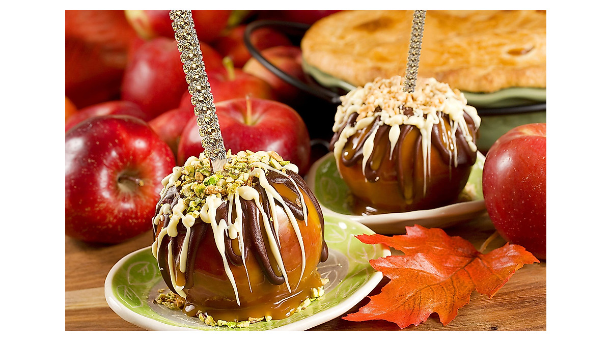 Bling Candy Apple Skewers - 32 Silver Rhinestone Dessert Picks