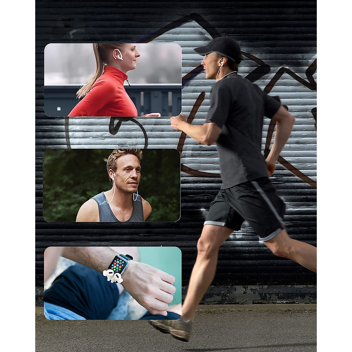 6in1 Cute for AirPods Pro 2nd Generation Case Cover Silicone Accessories Set Kit for APPL AirPo Pro 2 Gen Case【Only for 2022Released Pro 2st,Cartoon 3D Funny for AirPods Pro 2 Case Vaselin