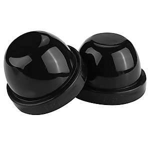Headlight Dust Cap, 2Pcs 75mm LED Headlight Dust Proof Waterproof Rubber Housing Seal Cover Cap