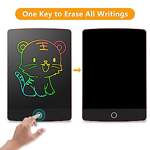 2Pack LCD Writing Tablet, 8.5inch Colorful Doodle Board LCD Drawing Pad, Kids Erasable Digital Writing Pad Electronic Scribble Board Toy for Age 3 4 5 6 7 8 Year Old Girls Boys Toddlers