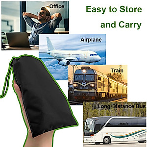 Portable Airplane Footrest - Perfect Travel Accessories to Relax Your Feet and Leg - Ergonomic Adjustable Flying Foot Rest for Airplane Travel, Air Plane Foot Hammock for Long Flight Bus Train Office