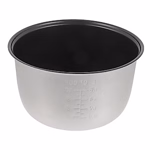 Luxshiny Rice Container Power Cooker Replacement Inner Pot 4L Non-stick Interior Inner Cooking Pot Electric Pressure Cooker Pot Liner Perforated Baking Mat