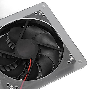 Solar Panel Fan Kit, 100W 12V Dual Solar Exhaust Fans with Solar Panel, Waterproof Solar Powered Greenhouse Fan for Small Chicken Coops Sheds Crawl Space Pet Houses