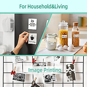 Phomemo Mini Pocket Printer M02 Inkless Note Sticker Printer for Phone, Portable Wireless Bluetooth Mini Thermal Printer for Gift, Study Buddy Printer for Kids DIY, Anatomy, Photo, Graphics, Journal