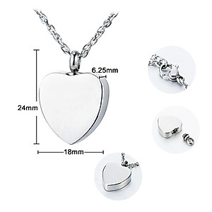 Cremation Ashes locket My Niece My Friend with Birthstone Engraving Keepsake Memorial Urn Necklace