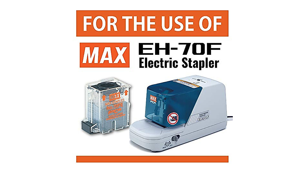 Max NO70FE Staple Cartridge for EH-70F Electric Stapler | 5000 Staples
