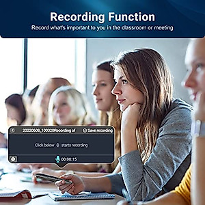 SUFUL Air Bluetooth Scanner Pen,Text to Speech Device for Dyslexia,Exam Reading Pen for Students,Voice Recognition, scanning Identification,Digital Reader Pen Voice Translator Device