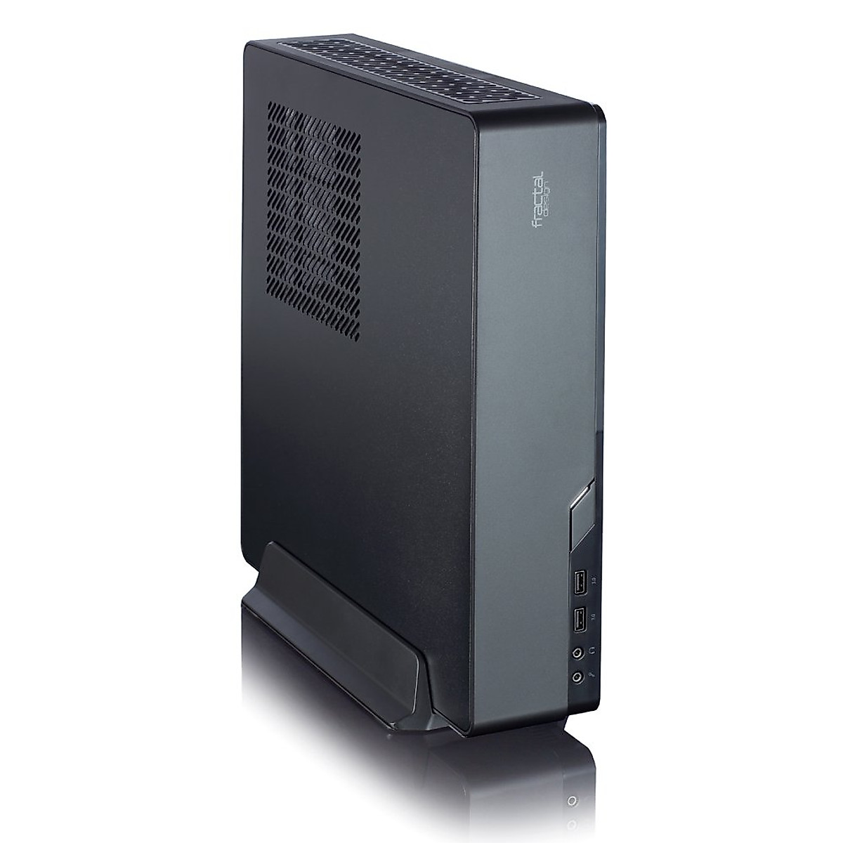 Fractal Design Node 202 - Black - Mini-ITX Slim Profile Compact Small Form Factor Computer Case – Modular Interior - USB 3.0