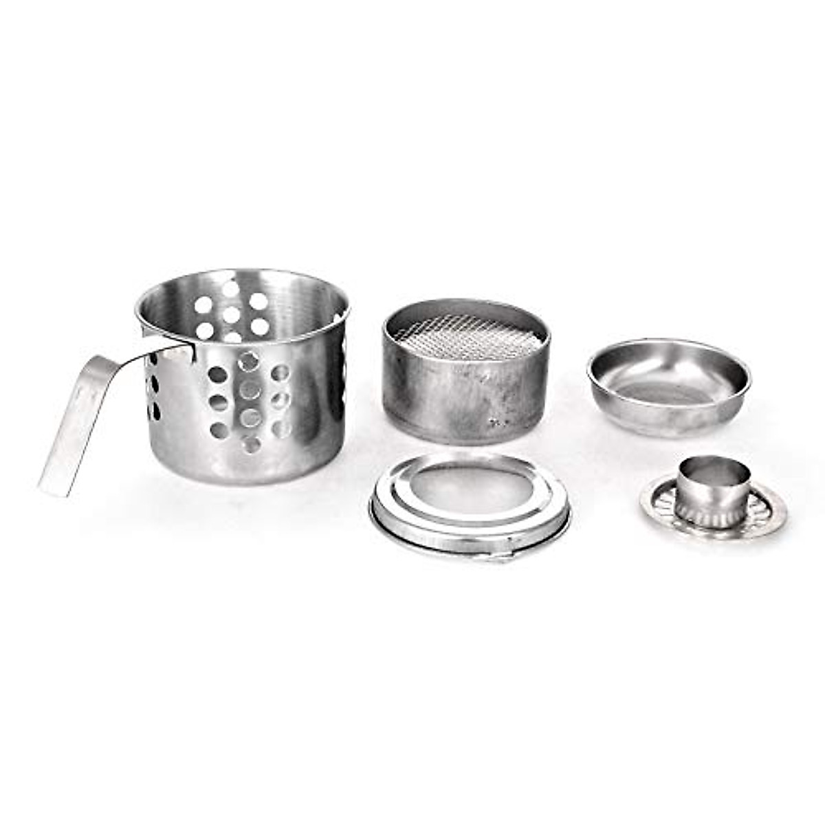 Hinomaru Collection Shabu Shabu Mini Hot Pot Stainless Steel With Glass Lid Chafing Dish Single Serving Mini Casserole Pot Cooking Gel Fuel Cookware