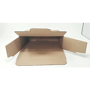 JSARTWORKS 50 Pack 12x10x3 Shipping Boxes Mailers Cardboard Box Supplies Corrugated