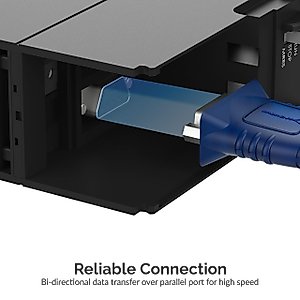 SABRENT USB 2.0 to Serial (9 Pin) DB 9 RS 232 Converter Cable, Prolific Chipset, HEXNUTS, [Windows 11/10/8.1/8/7/VISTA/XP, Mac OS X 10.6 and Above] 2.5 Feet (CB-DB9P)