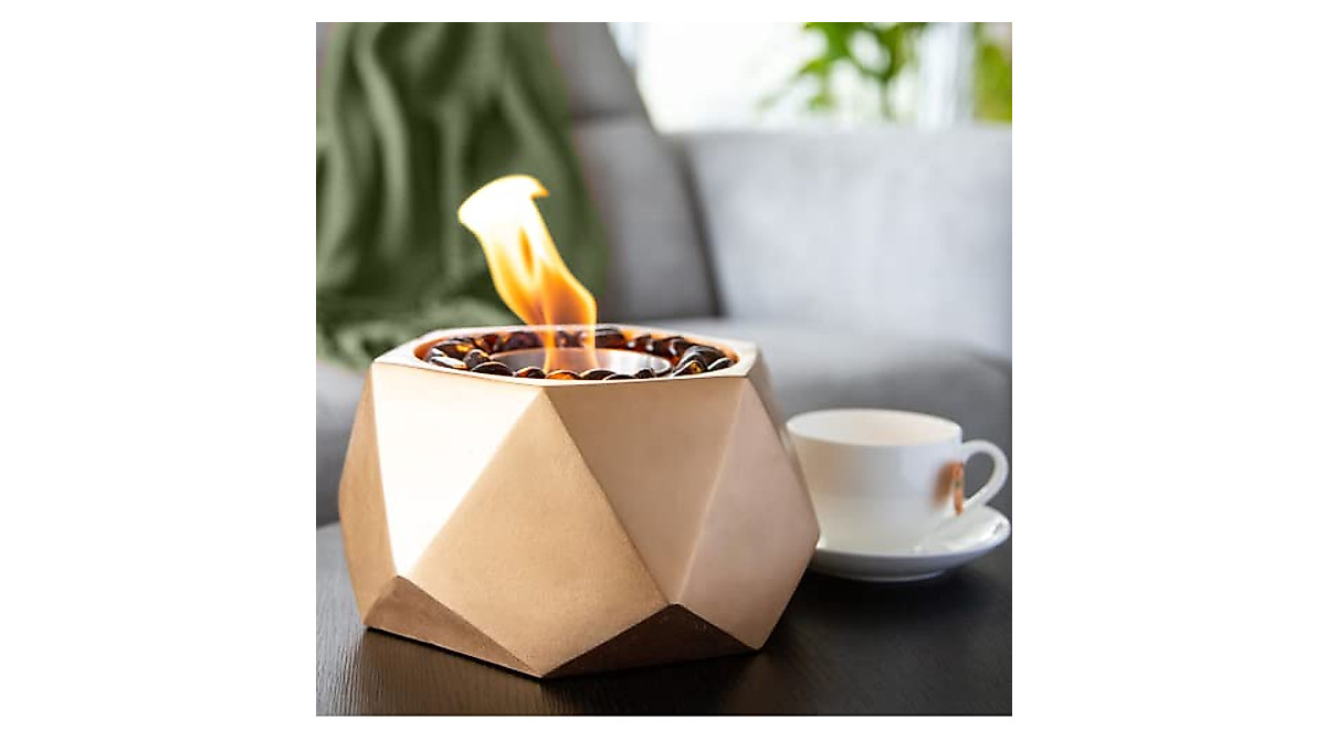 Mini Indoor Tabletop Fire Pit for Cozy Ambience