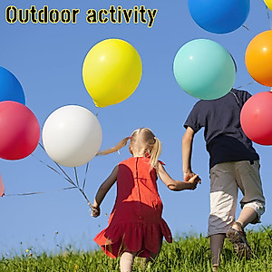 LovesTown 105PCS Colorful Party Balloons, 12 Inch Latex Balloons Pack Balloon Garland Arch Birthday Balloons for Kids Wedding Anniversaries Celebrations 16 Colors