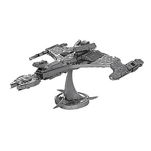 Metal Earth 3D Model Kits - Star Trek Set of 4 - USS Enterprise NCC-1701D - Klingon Vor'Cha Class - Klingon Bird-of-Prey - USS Enterprise NCC-1701