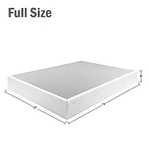 Panana Box Spring High Profile Metal Heavy Duty Easy Assembly Sturdy Box Spring Mattress Foundation, Strong & Sturdy Support No Noise Easy to Clean (9 Inch, Full)
