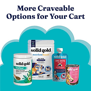 Solid Gold Hund N Flocken - Dry Dog Food w/Lamb, Rice & Pearled Barley - Digestive Probiotics for Dogs - Gut Health & Immune Support - Omega 3, Superfoods & Antioxidants - 4 LB