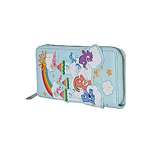 Loungefly Care Beaas Care-A-Lot Castle Zip-Around Wallet Care Bears One Size