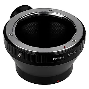 Fotodiox Lens Mount Adapter, Contax/Yashica (also known as c/y) Lens to Pentax Q-Series Camera, fits Pentax Q Mirrorless Cameras