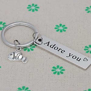 AHAETH Harry Fans Styles Keychain Harry Gifts Adore You Movie Fans Gift for Teen Girls Women Her Hary Merch