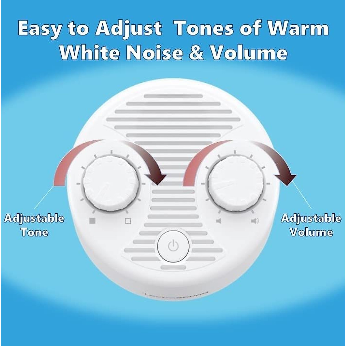 Adaptive Sound Technologies LectroSound Noise Machine for Sleep and Relaxation With Power Adapter, White