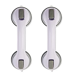 2 Pack Grab Bars for Bathroom, Shower Handle, Handicap Grab BarsShower Grab Bar, Grab Bars for Bathtubs and Showers Shower Handles for Elderly, Elderly Assistance Products Baby Shower Handle, (AM-5)
