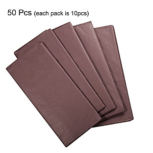 MECCANIXITY 50 Sheets Large Gift Wrap Tissue Paper Pastel Bulk Brown 20 x 26 inch for Gift Bags Wrapping, Wedding, Party, Favor Decor, DIY Crafts