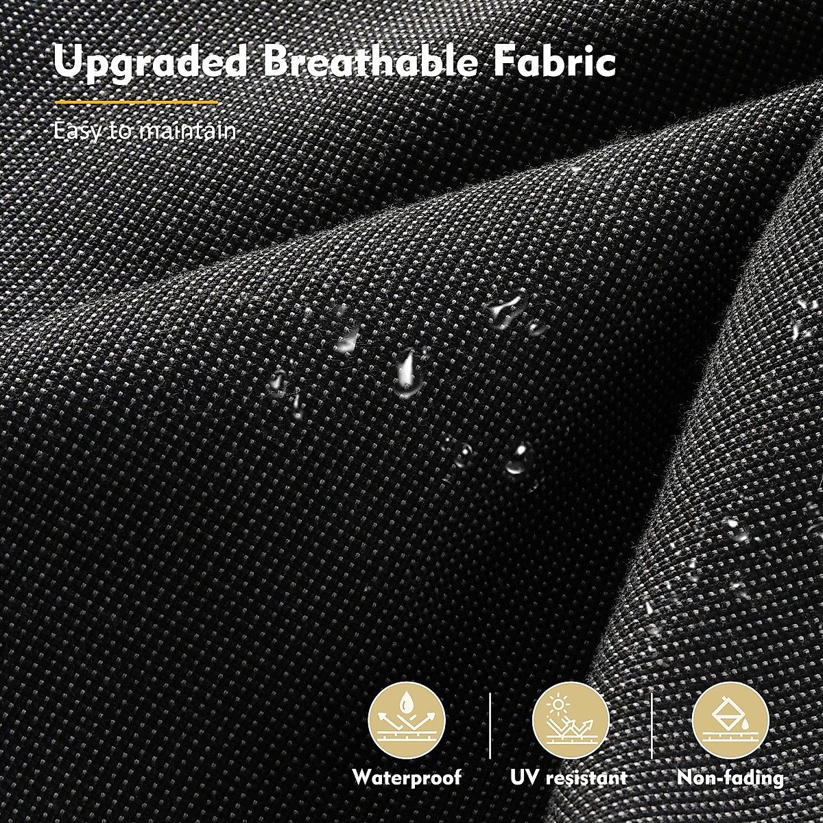 XIZZI Patio Furniture Sets Outdoor Sectional Sofa with Swivel Rocking Chairs,9 PCS All Weather PE Wicker Outside Conversation Couch with Coffee and Side Table for Backyard Deck Garden,Black